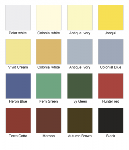 Color Options | Estevez Aluminum